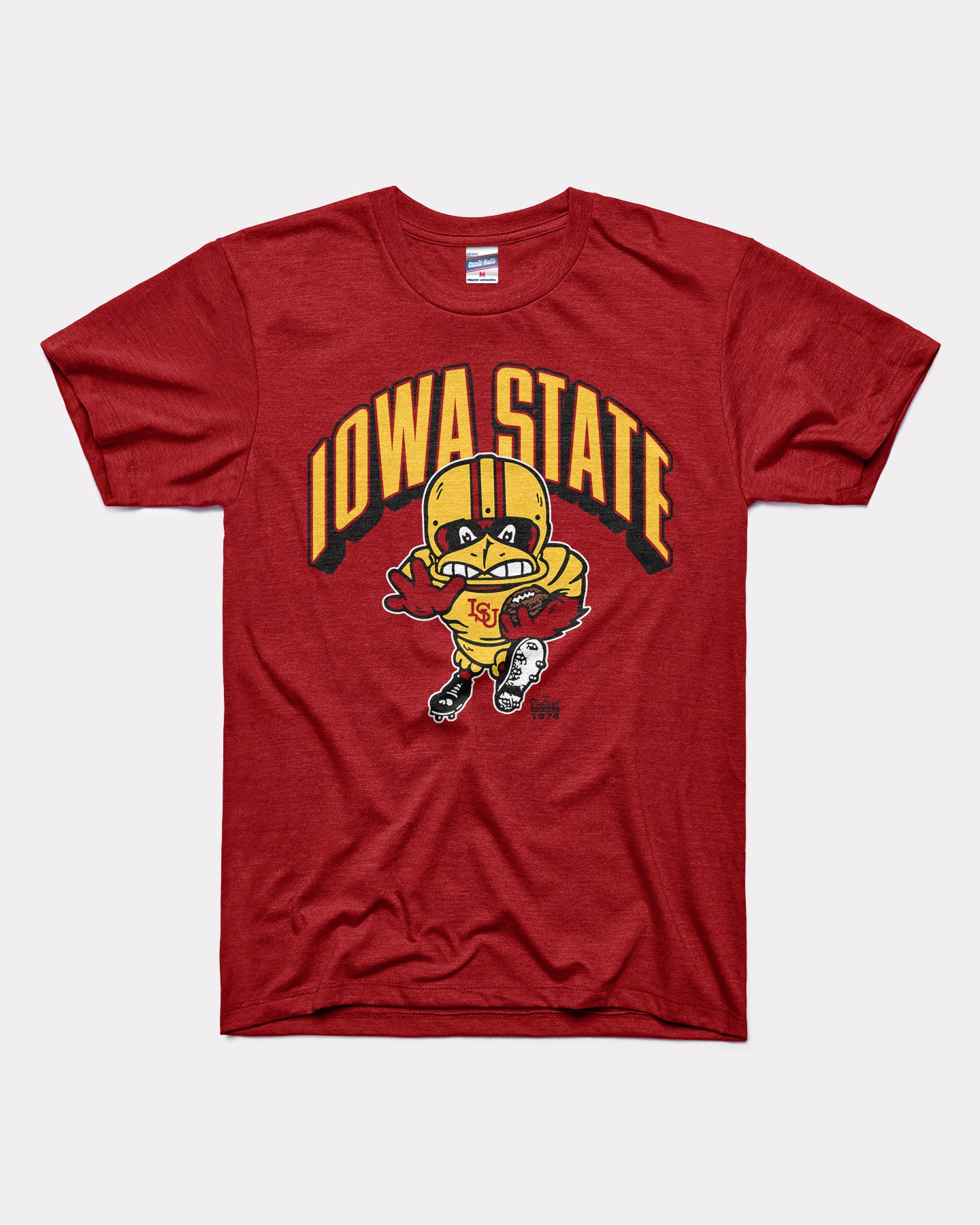Iowa State Arch Football Mascot Cardinal T-Shirt | CHARLIE HUSTLE